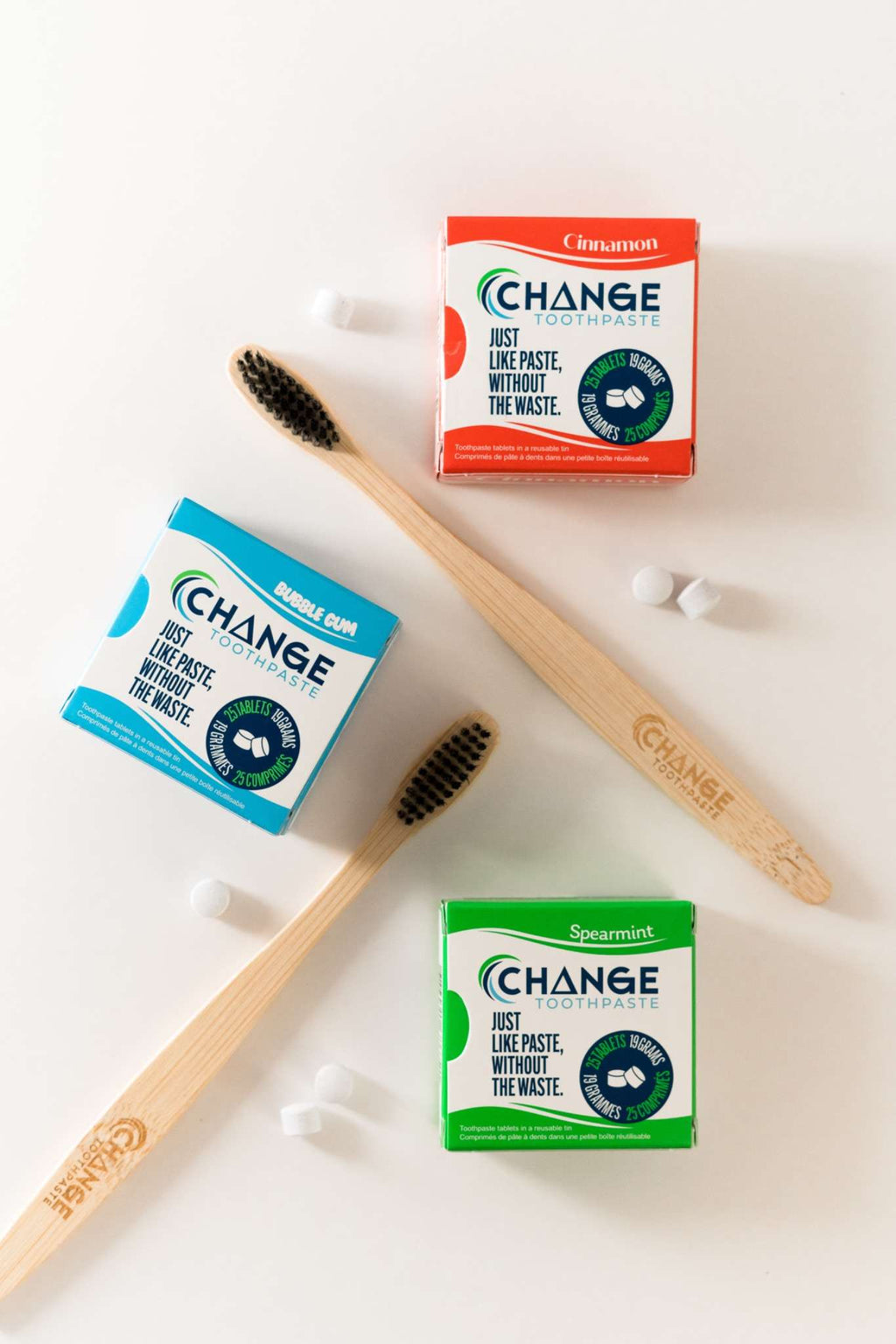 Change | Travel Tin of Toothpaste Tablets – Good Company Eco Store
